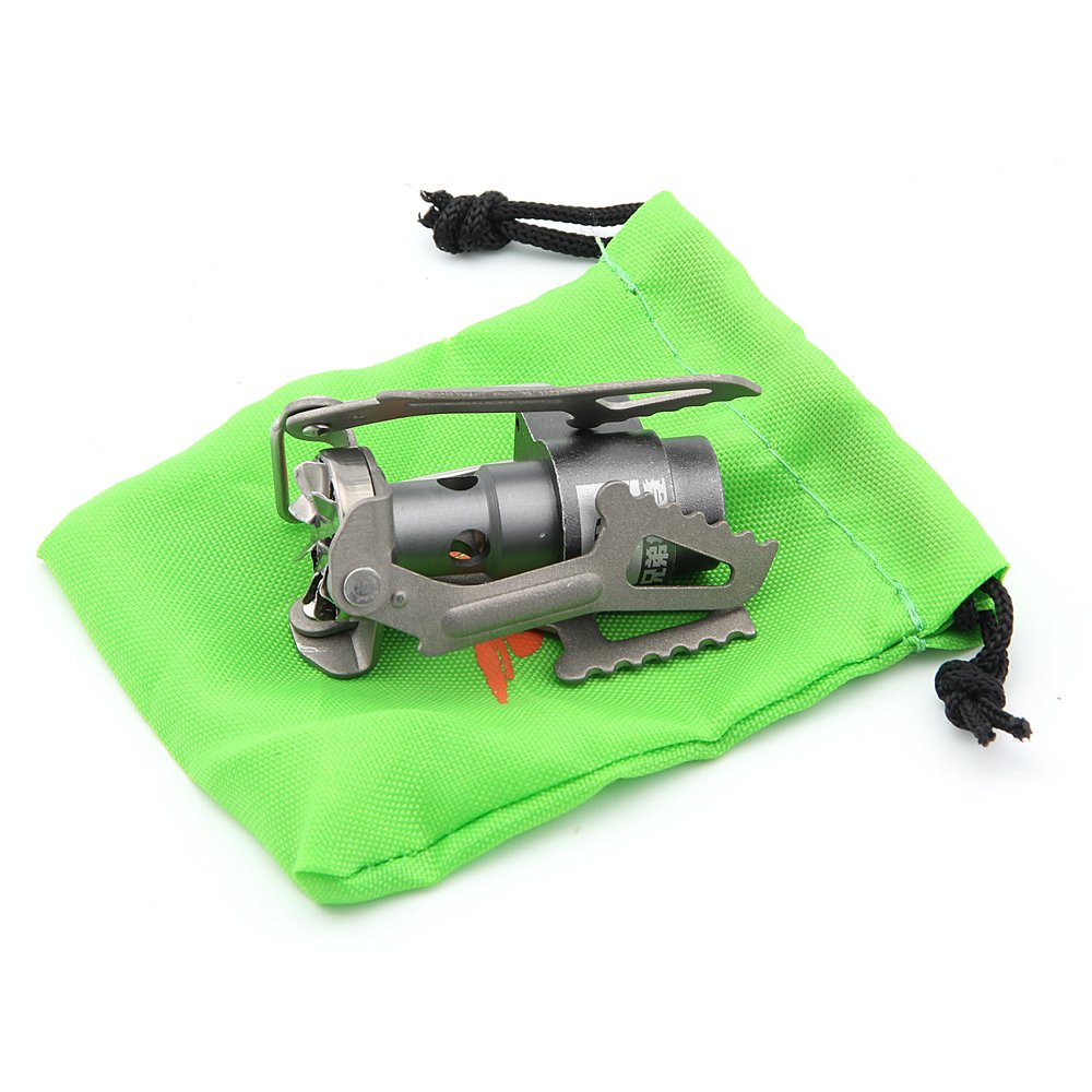 BRS Ultralight Camping Gas Stove Outdoor Gas Burner Cooking Stove Portable Folding Titanium Atove 25g