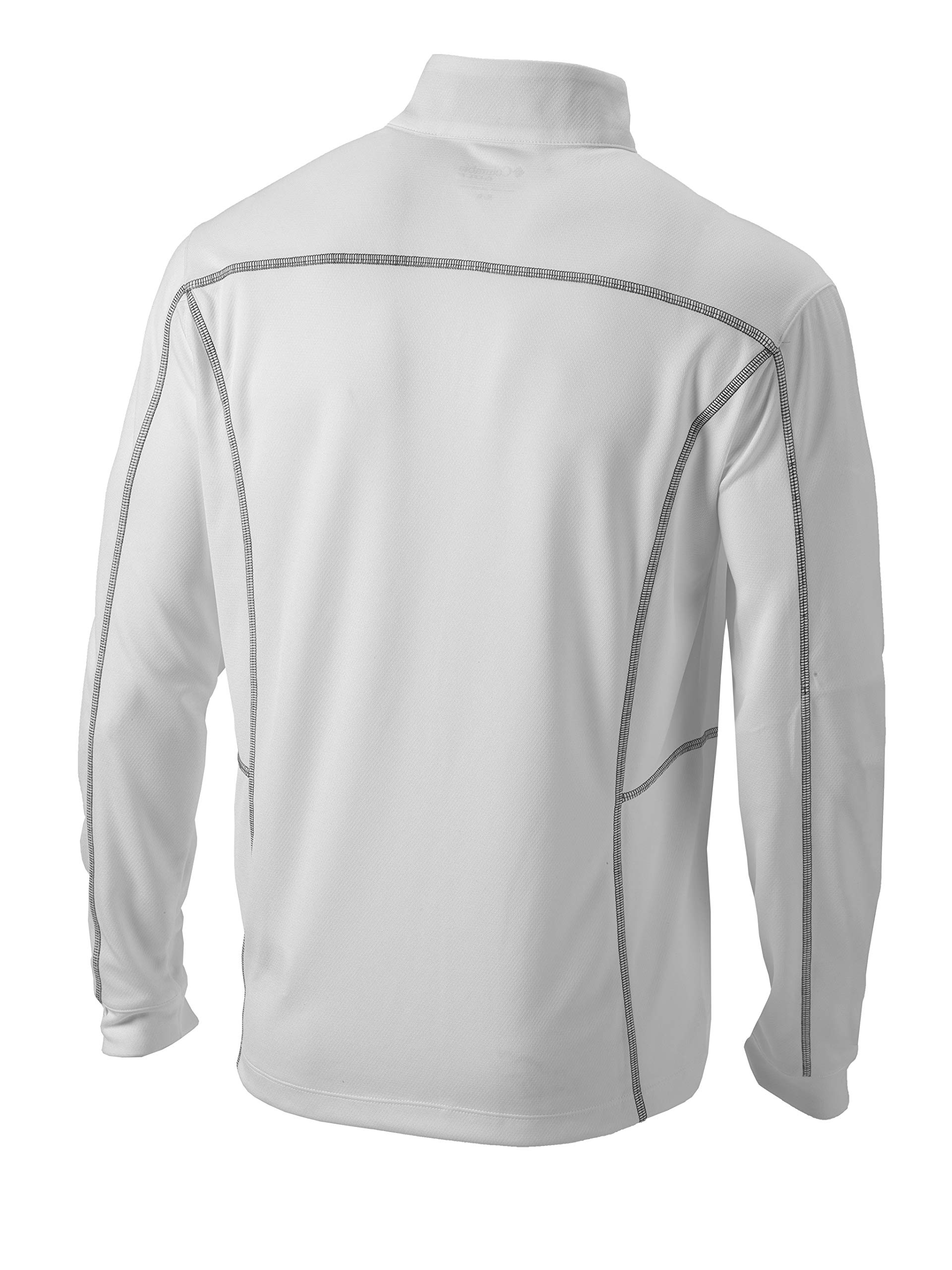 Columbia Omni-wick Shotgun 1/4 Zip, White, X-Large