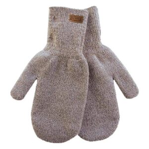 kinco, 5230-l, knit thin wool mittens for men - alyeska raggwool glove-mitten, heavy duty blended wool; men's mittens, large size, tan - cold weather, work or play, indoors and outdoors