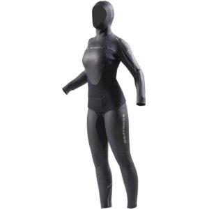 scubapro element freediving suit, women, black, m, 3mm