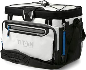 arctic zone titan deep freeze 30 can zipperless cooler, white