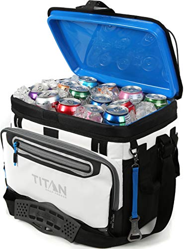 Arctic Zone Titan Deep Freeze 30 Can Zipperless Cooler, White