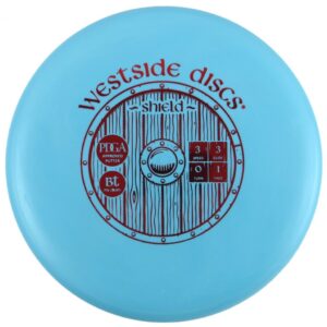 westside discs bt medium shield putter golf disc [colors may vary] - 173-176g