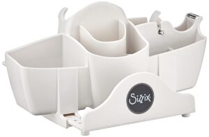 sizzix (white), big shot accessory tool caddy, 661081 11 inches x 5.25 inches x 4.5 inches