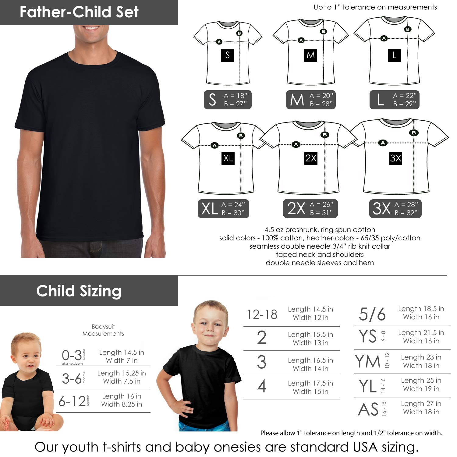 Texas Tees Player 1 Player 2 Matching Shirts for Father and Son,Player 1, Player 2 - Black & Red,Mens (Small) & 0-3 Month