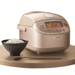 ZOJIRUSHI IH Pressure Rice Cooker 3 Cups Champagne Gold NP-RK05-NZ