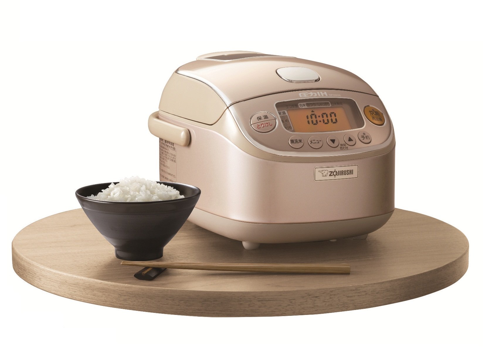 ZOJIRUSHI IH Pressure Rice Cooker 3 Cups Champagne Gold NP-RK05-NZ