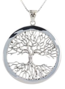 jewelry trends large celtic tree of life protection pendant necklace 18"