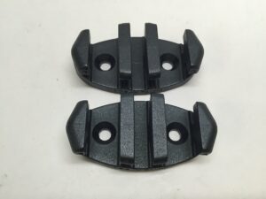 marine boat canoe kayak pair of black pc zigzag anchor cleat for bow safety line