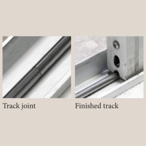 Prime-Line D 1579-C 1/4 x 48 In. Stainless Steel Sliding Patio Door Repair Track (2 Pack)