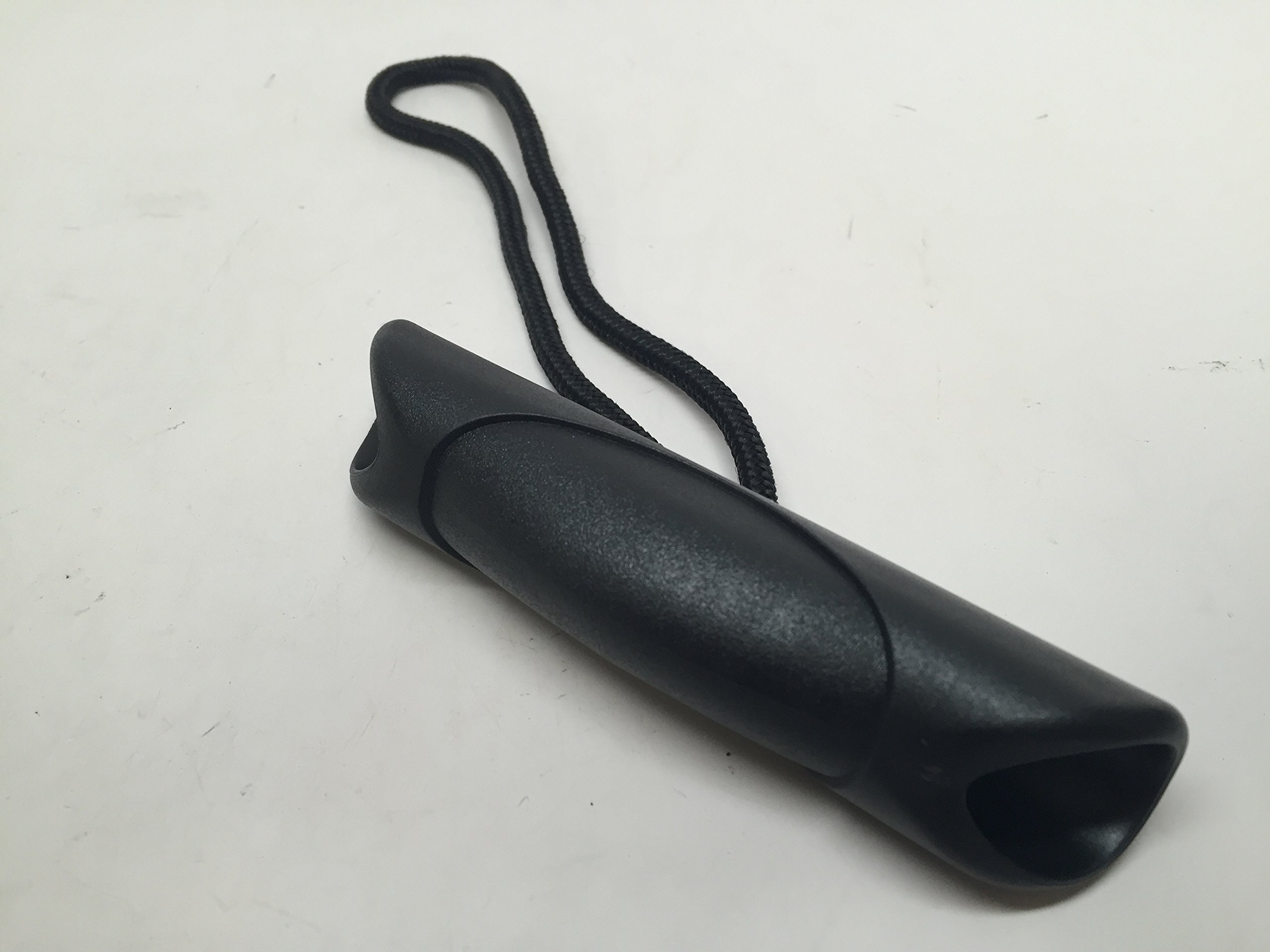 MARINE BOAT CANOE PAIR of DURABLE BLACK PP TOGGLE KAYAK CARRYING HANDLE W CORD