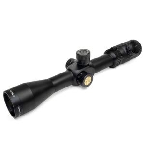 athlon optics talos btr 4-14x44 first focal plane riflescope, aplr2 ffp ir mil reticle, black