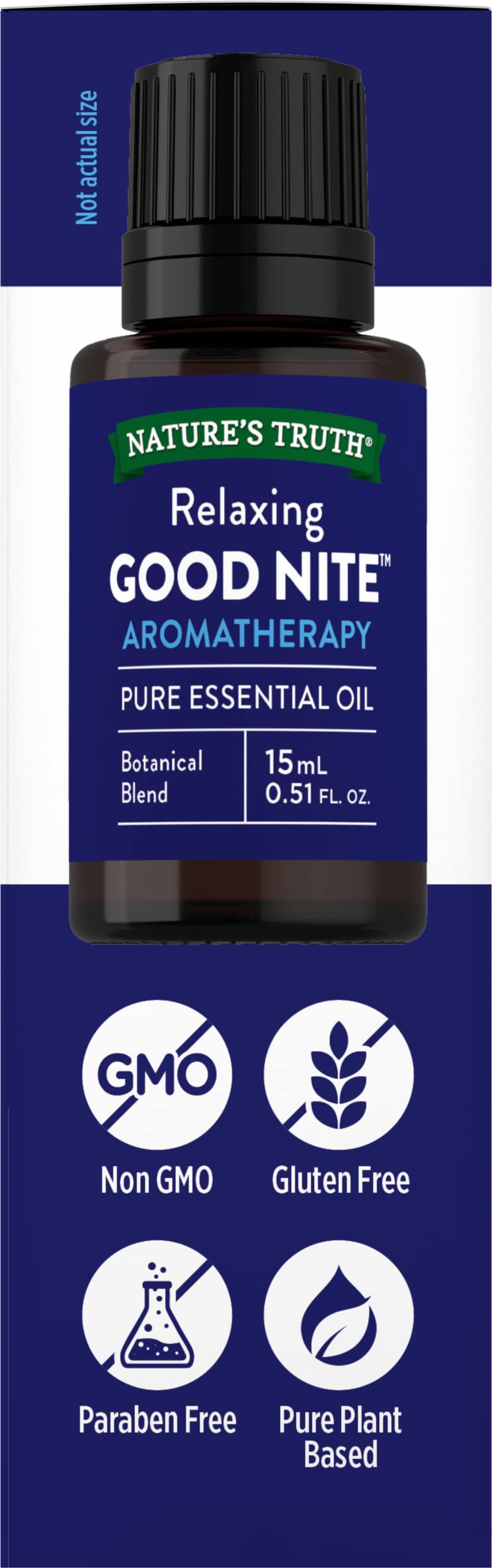 Nature's Truth Essential Oil, Good Nite, Multicolor, 0.51 Fl Oz