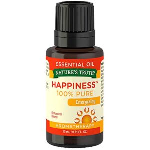 nature's truth essential oil, happiness, 0.51 fl oz