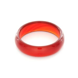 nostrand 6mm carnelian gemstone plain band ring (8)