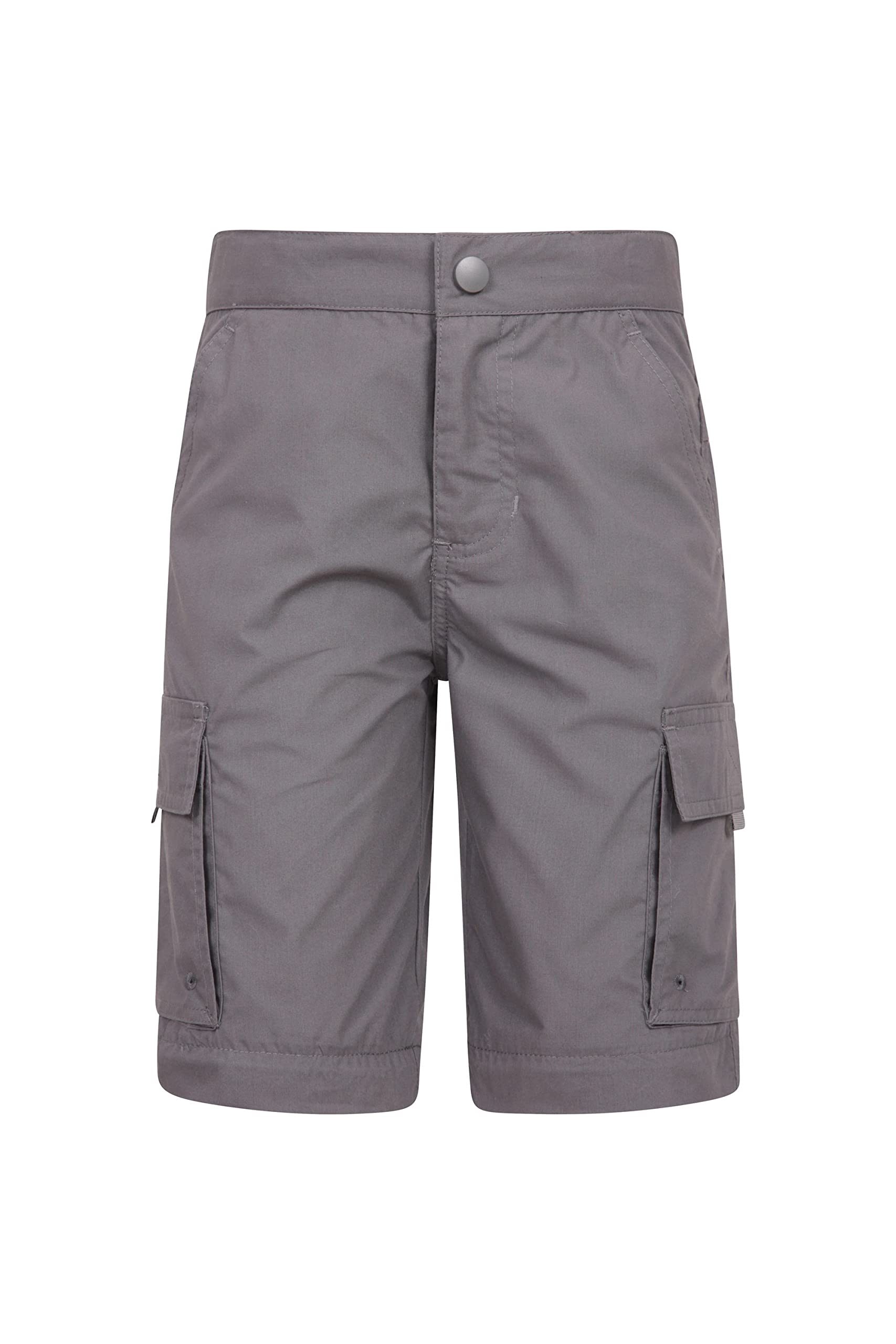 Mountain Warehouse Active Kids Zip Off Hiking Pants - Boys & Girls Dark Grey 9-10 Years