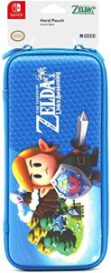 nintendo switch legend of zelda: link's awakening edition hard pouch by hori - licensed by nintendo