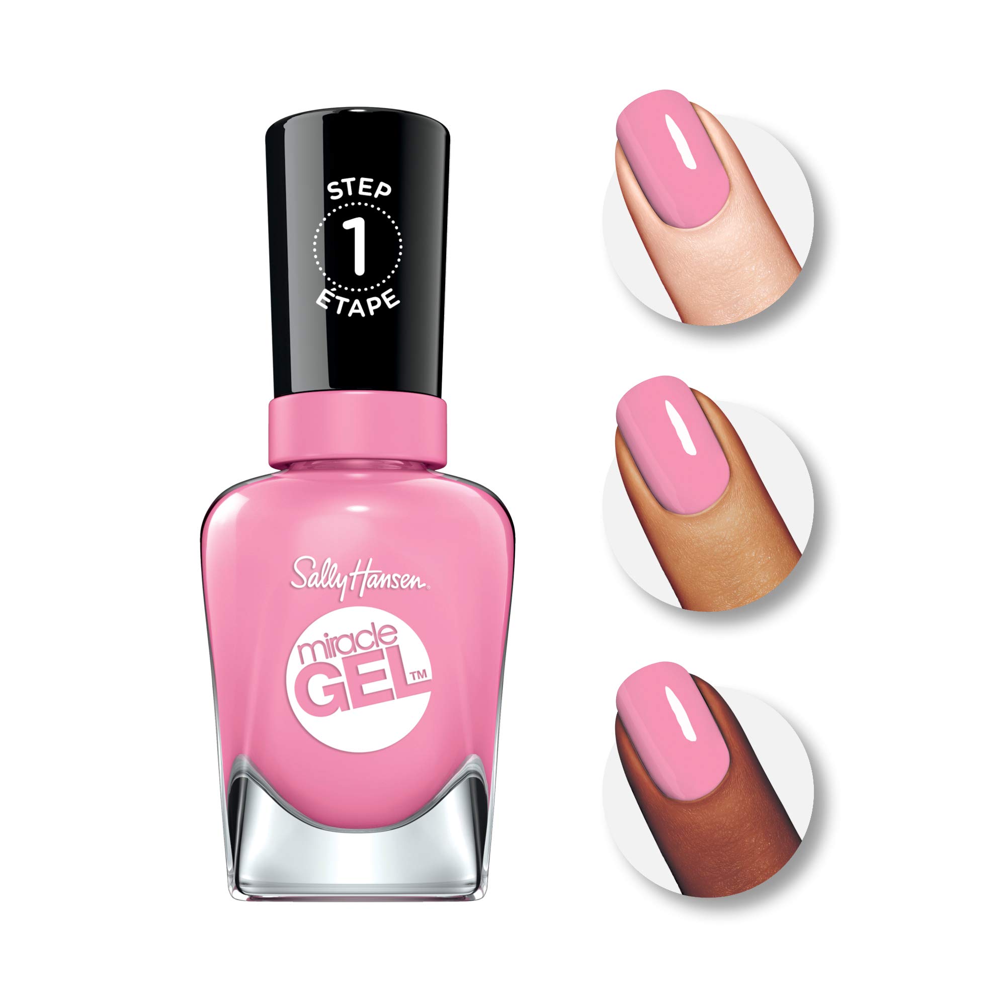 Sally Hansen Miracle Gel Nail Polish, Shade Pink-terest 279 (Packaging May Vary)