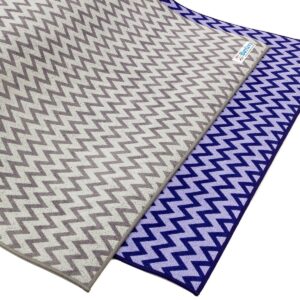 Yoga Mat 2 in 1 Towel and mat Combination Eco Friendly Unique Non Slip "Fusion" Mat