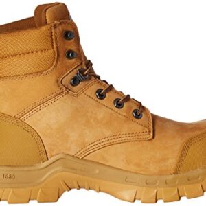 Carhartt Men's 6" Rugged Flex Waterproof Breathable Composite Toe Leather Work Boot CMF6356, Wheat, 11 W US