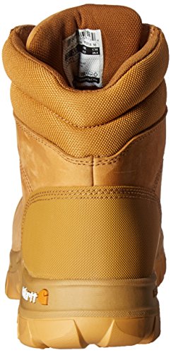 Carhartt Men's 6" Rugged Flex Waterproof Breathable Composite Toe Leather Work Boot CMF6356, Wheat, 11 W US