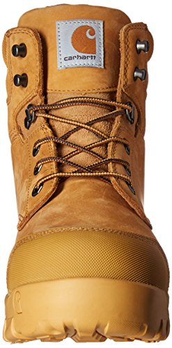 Carhartt Men's 6" Rugged Flex Waterproof Breathable Composite Toe Leather Work Boot CMF6356, Wheat, 11 W US