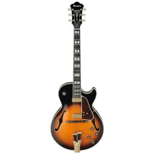 ibanez george benson signature 6-string electric guitar (brown sunburst)