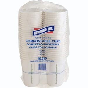 genuine joe - gjo10215 - eco-friendly paper cups