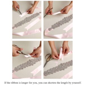 Remedios Rhinestone Bridal Belt Bridesmaid Sash Crystal Wedding Belt Women Dress Accessories,White