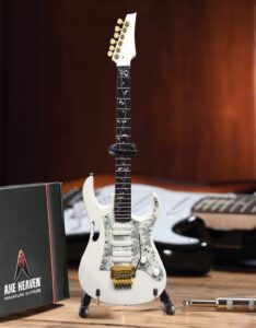 axe heaven steve vai signature white jem mini guitar replica (sv-130)