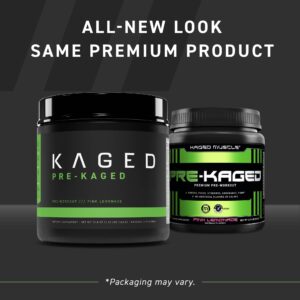 Kaged Original Pre Workout Powder | Fruit Punch | Pre-Kaged | Formulated with Creatine, Beta Alanine, Pure Caffeine | 20 Servings