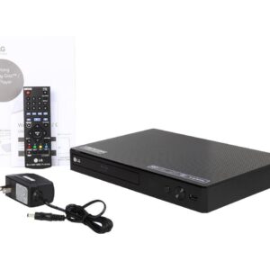 LG BP350 Blu-ray Player with Streaming Services and Built-in Wi-Fi, Black