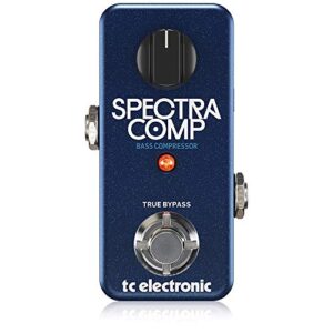 tc electronic spectracomp bass compressor ultra-compact multiband compression pedal for bass with built-in toneprint technology