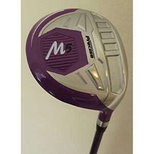 Ladies Golf Set Complete Womens Driver, Fairway Wood, Hybrid, Irons Putter & Bag Purple Color Right Handed