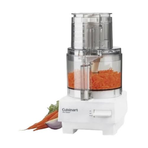 Cuisinart 7 Cup Food Processor, 600-Watt Motor, White, DLC-10SYP1