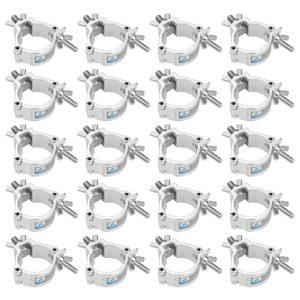 gbgs 20 pack o-clamp 2 inch lighting mount for stage lighting moving head light par light spotlight aluminum alloy finish max load 220 lb, tuv certificated id:1419037861