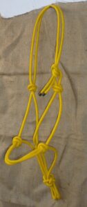 gsk reitsports new nylon cowboy rope halter horse tack yellow halter