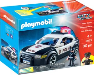 playmobil police cruiser playset