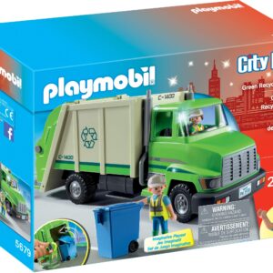 Playmobil Green Recycling Truck Playset