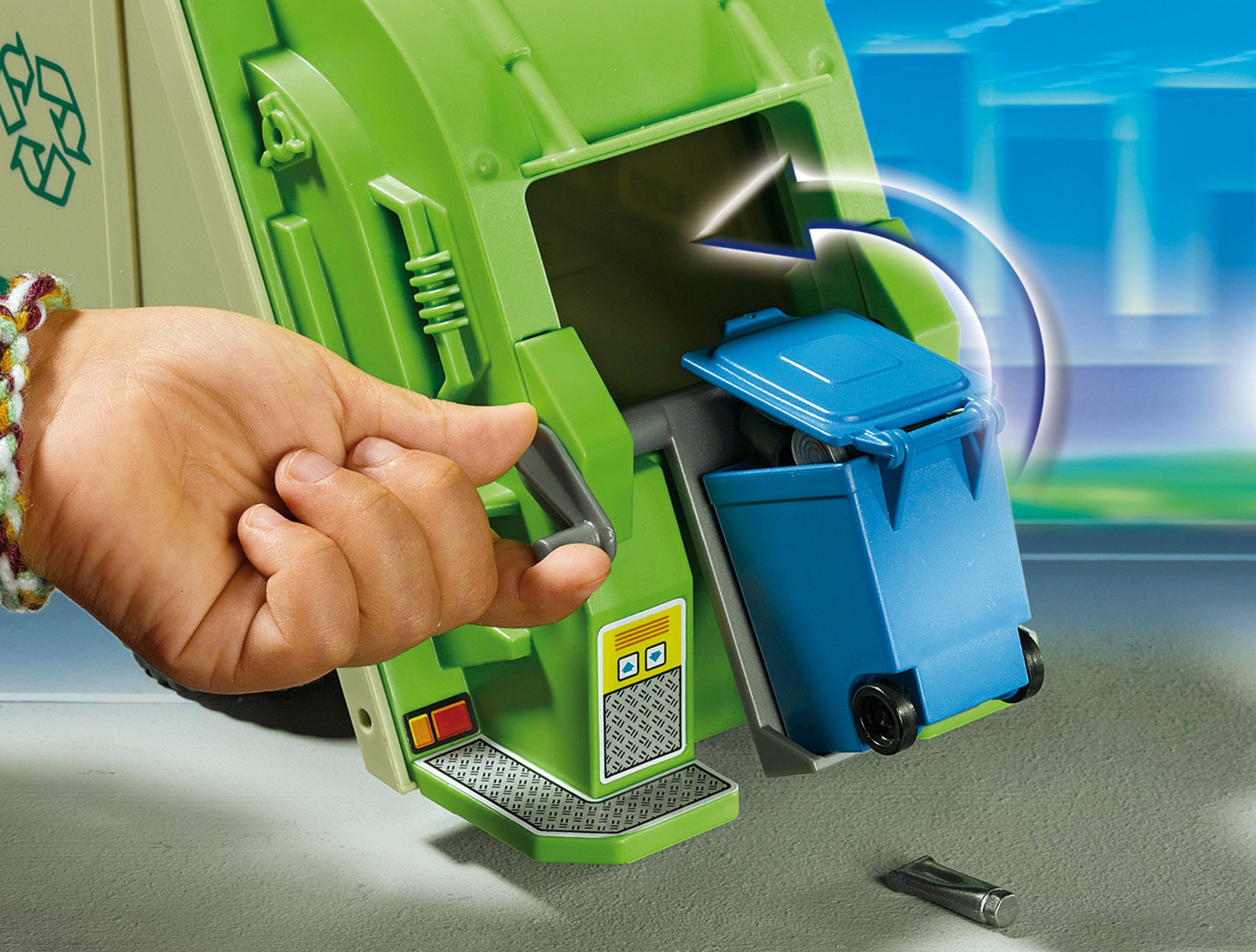 Playmobil Green Recycling Truck Playset