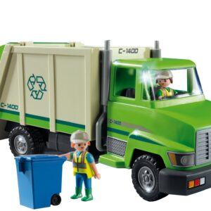 Playmobil Green Recycling Truck Playset