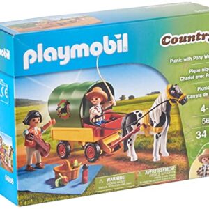 Playmobil Picnic with Pony Wagon Playset