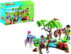 playmobil country horseback ride playset