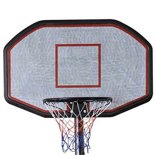 Giantex Portable Basketball Hoop Stand, Adjustable Height 6.5-10 ft, 43Inch Backboard, Portable Basketball Hoop & Goal Basketball System Stand for Kids Youth Indoor Outdoor Use