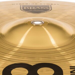 Meinl 18” Marching Cymbal Pair with Straps - Brass Alloy Traditional Finish - Made In Germany, 2-YEAR WARRANTY (MA-BR-18M)