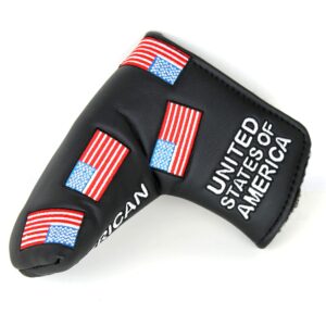 cnc golf usa flag black putter cover headcover for scotty cameron taylormade odyssey blade