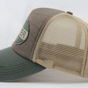 Home Prefer Mens Vintage Mesh Trucker Hat Outdoor Adjustable Snapback Baseball Cap Sun Protection Cap Army Green