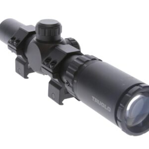 TRUGLO TruBrite 30 Hunter 30mm Compact Waterproof, Shockproof, Fogproof Gun Hunting Scope, 1-4 x 24mm, Matte Black