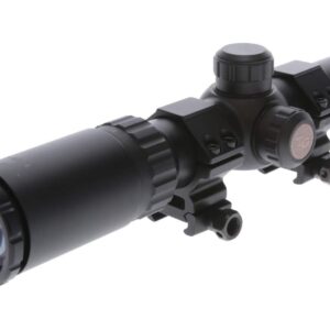 TRUGLO TruBrite 30 Hunter 30mm Compact Waterproof, Shockproof, Fogproof Gun Hunting Scope, 1-4 x 24mm, Matte Black