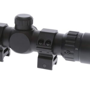 TRUGLO TruBrite 30 Hunter 30mm Compact Waterproof, Shockproof, Fogproof Gun Hunting Scope, 1-4 x 24mm, Matte Black